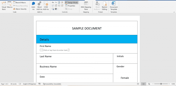 How to Make a Word Document Fillable in 5 Easy Steps